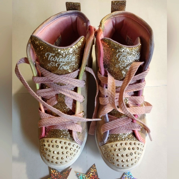 Skechers | Shoes | Twinkle Toes Sparks Stars Light Up Shoes | Poshmark